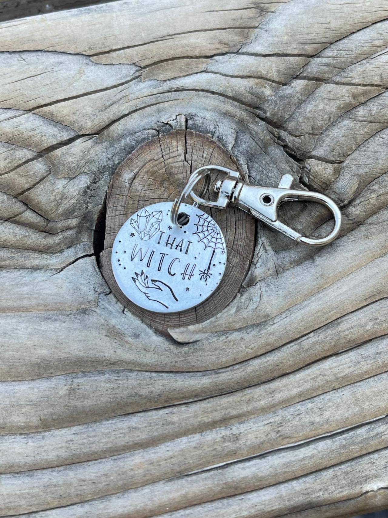 Halloween Keychain, Witchy Keychain, Crystal Keychain, Star Keychain ...